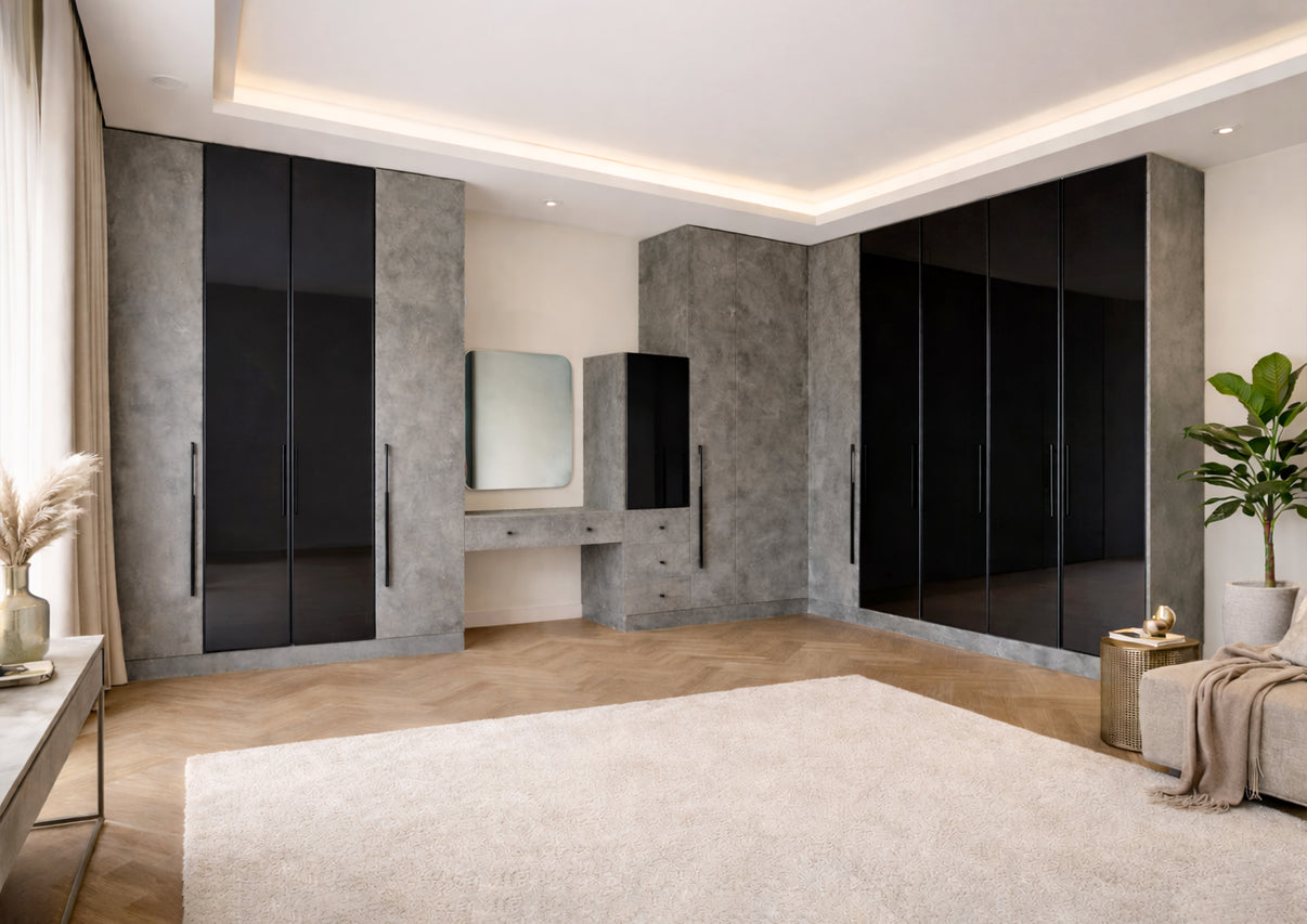 Eclipse Glass Wardrobe – Spirit Furniture